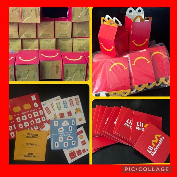 McDonald's | Toys | Empty Boxes Stickers Cards Extralil Mcdonalds ...